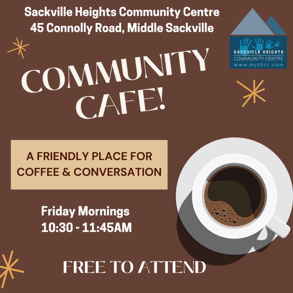 Community Cafe | SACKVILLE HEIGHTS COMMUNITY CENTRE