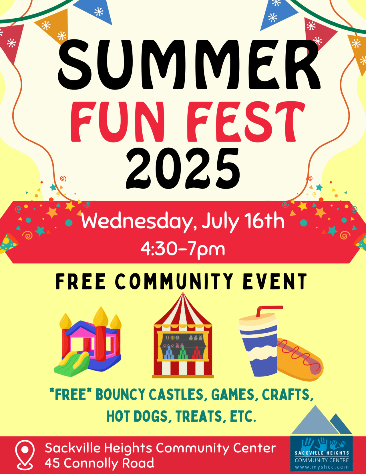 Summer Fun Fest | SACKVILLE HEIGHTS COMMUNITY CENTRE